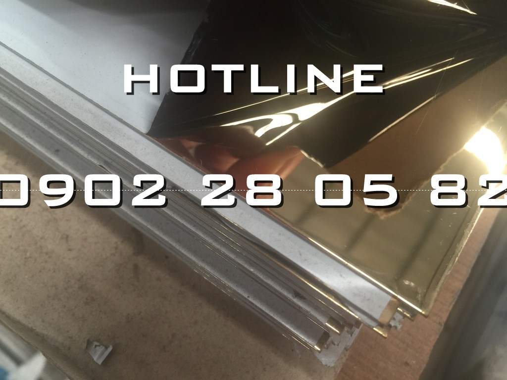 Tấm Inox Xước Vàng No4/Titan Giá gốc - Titan Inox | 0909 246 316