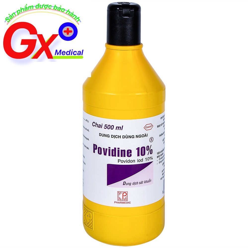 Povidine 500 ml - dungcuykhoagiaxuan.com.vn