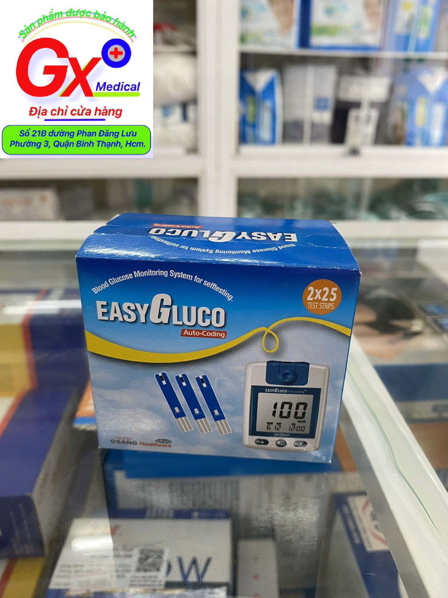 EasyGluco-50 que -Que thử đường huyết - dungcuykhoagiaxuan.com.vn