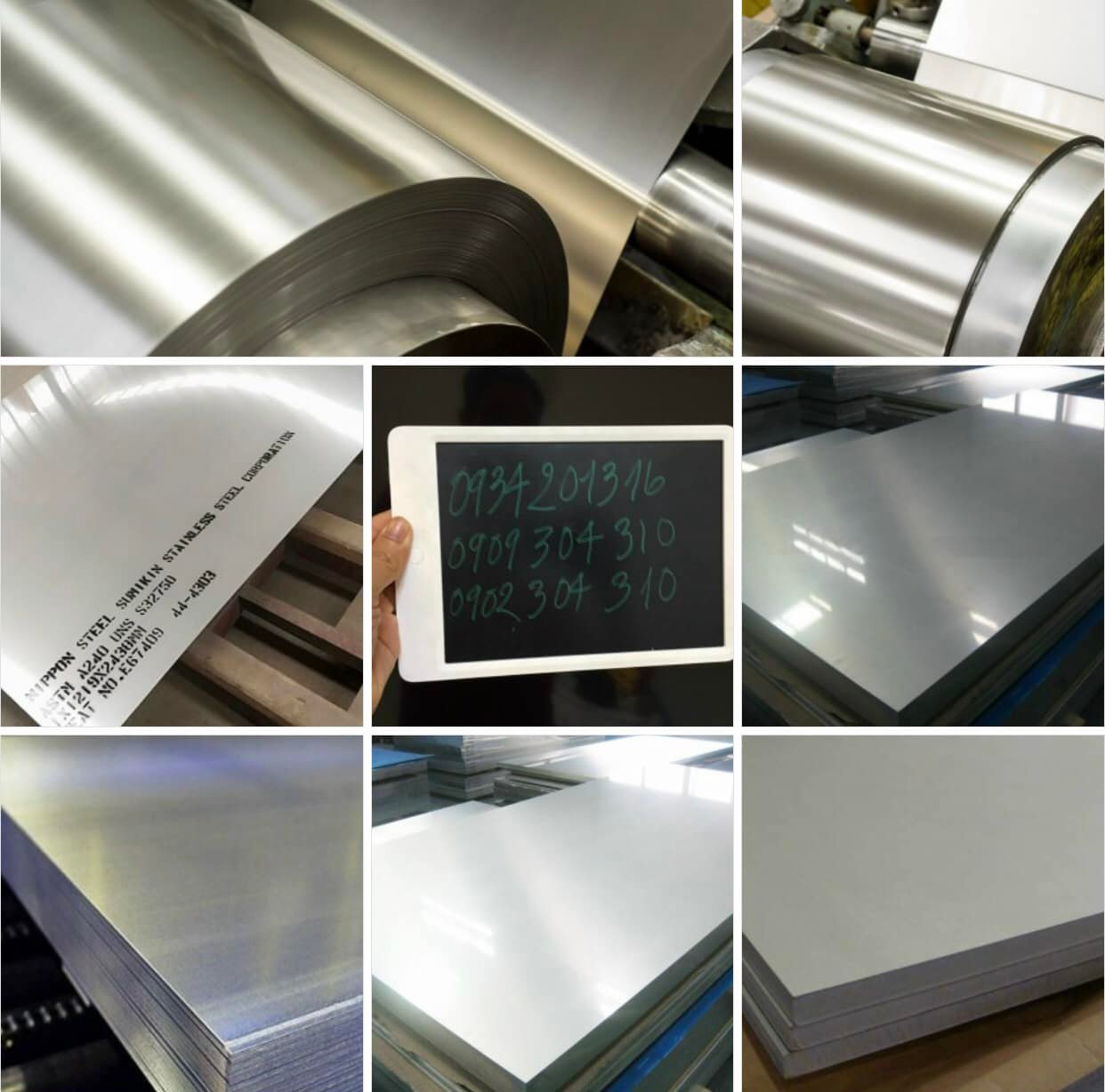 Tấm Inox 316 0.75mm - Kim Loại G7